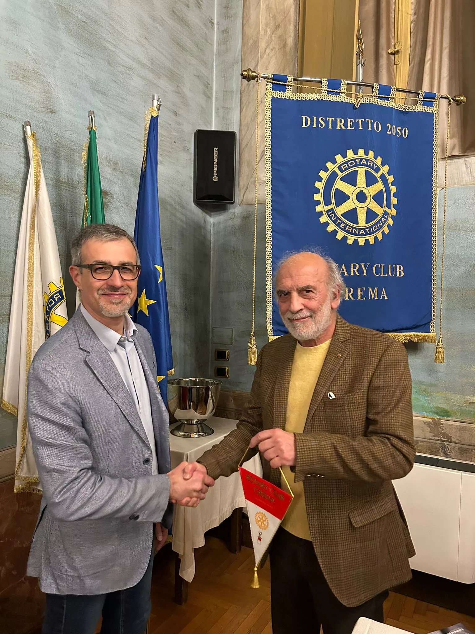 La sicurezza dei treni, Bignamini al Rotary Crema - Vittoriano Zanolli